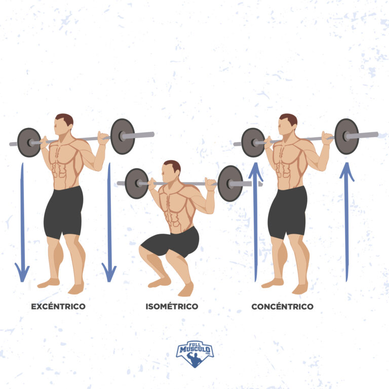 Tempo del entrenamiento: Excéntrico, Concéntrico e isométrico
